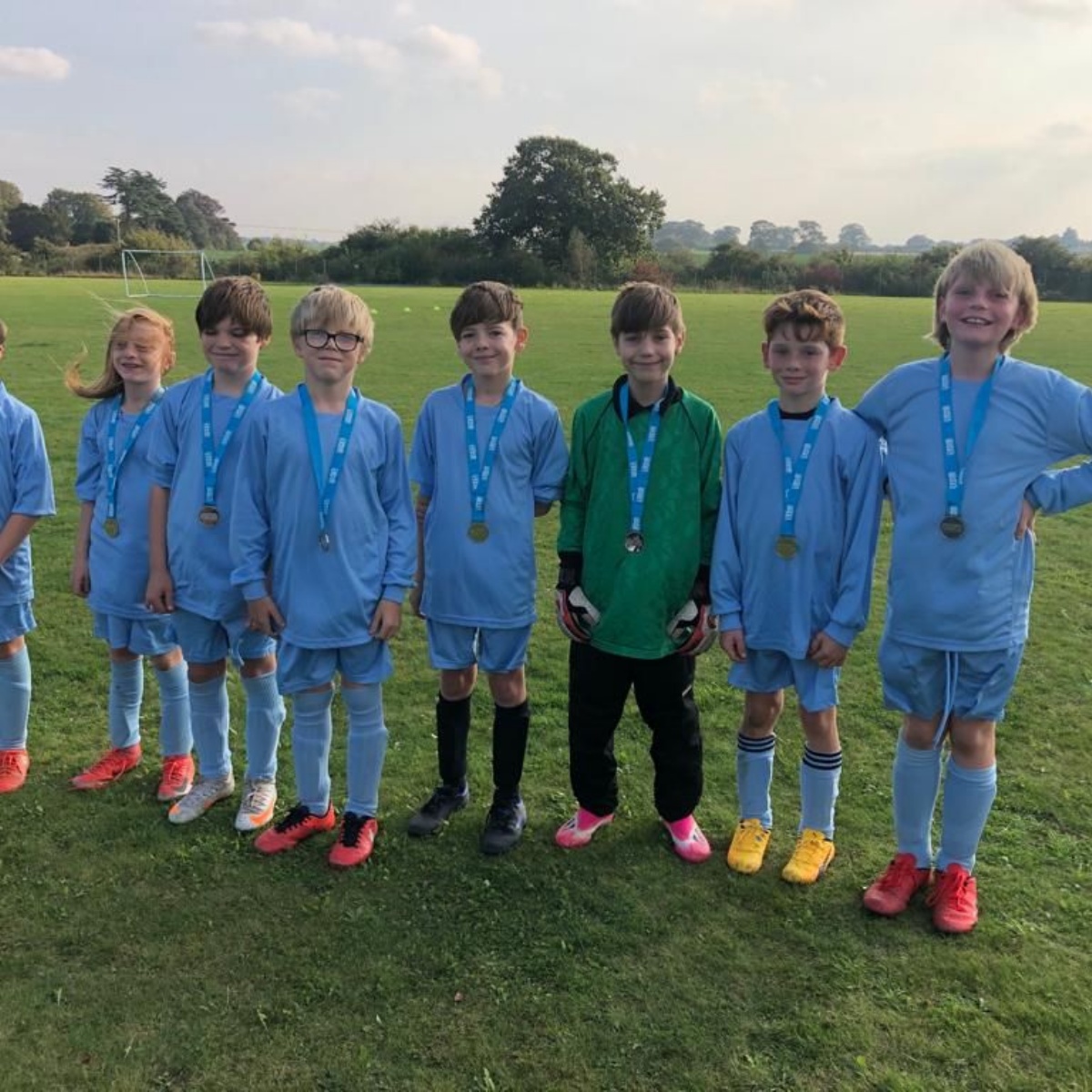 Dennington win silver in football competition! - Dennington CEVCP School
