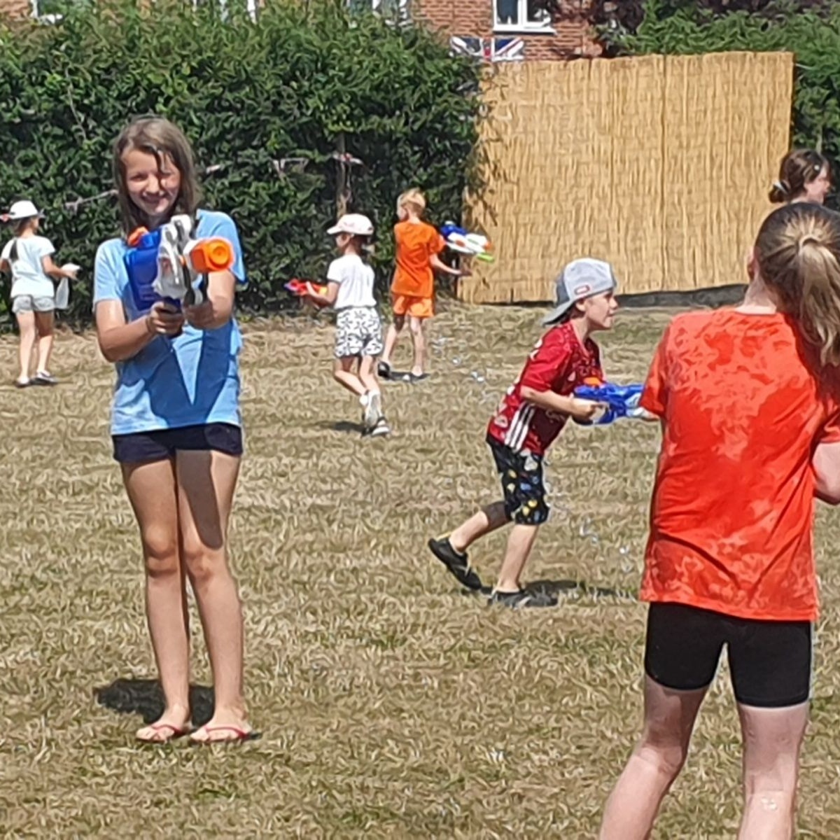 Water fight - Dennington CEVCP School